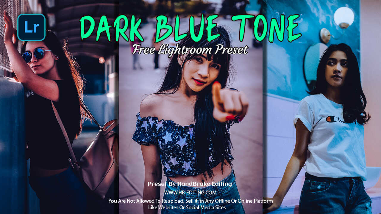 Dark Blue Tone Lightroom Preset Free Download